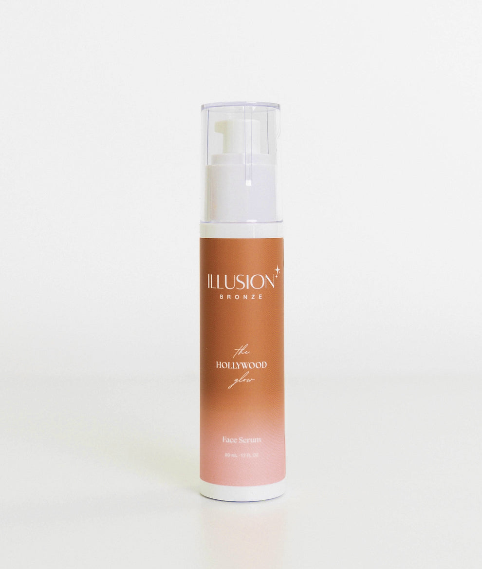The Hollywood Glow Bundle Gradual Tan & Face Serum | Illusion Bronze