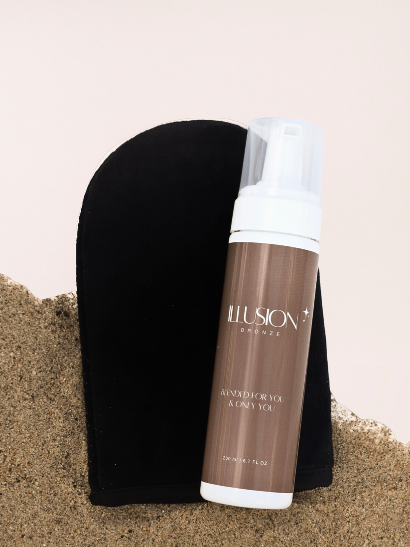The Only Custom Self-Tanner + Application Mitt – Illusion Bronze